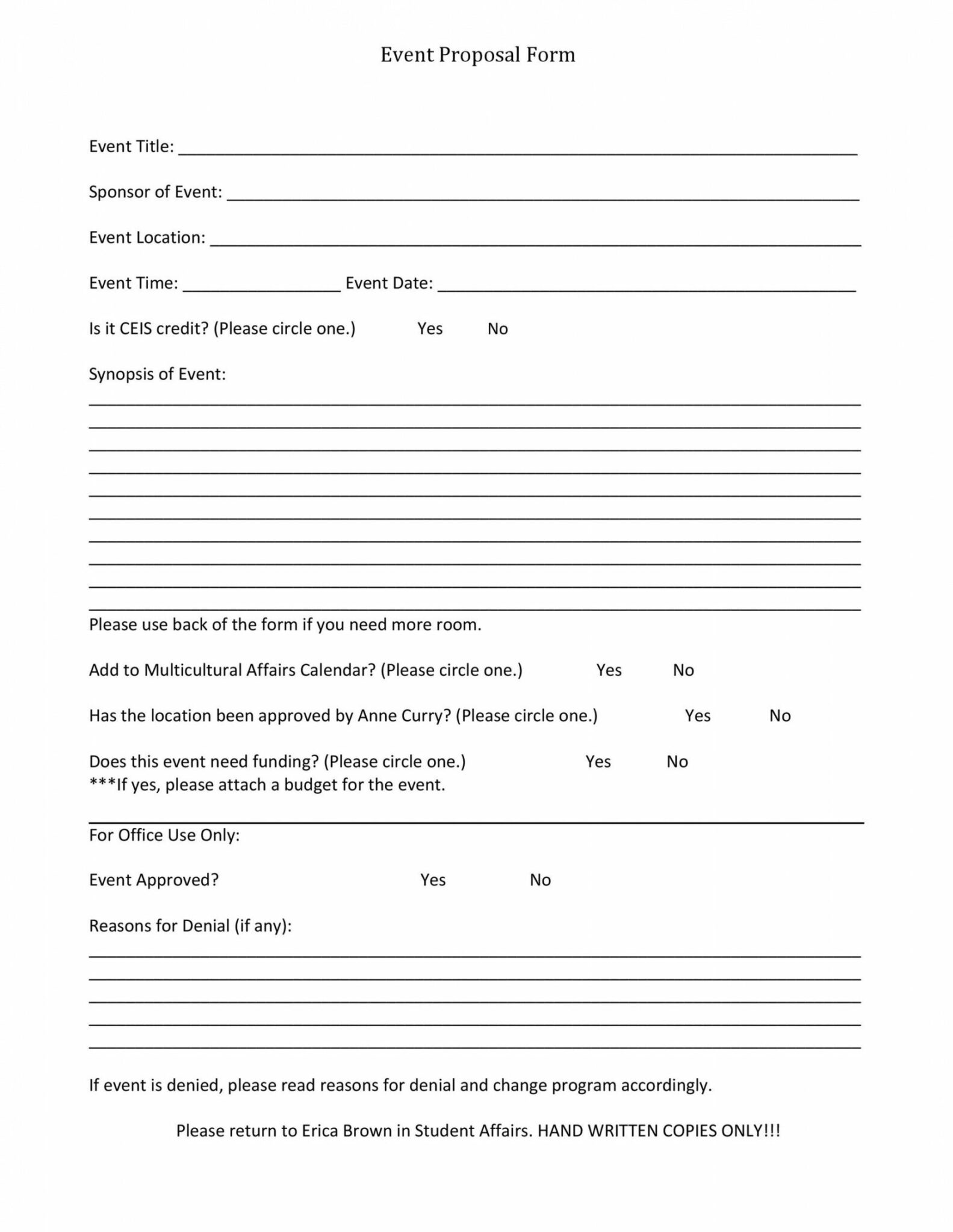 Free 38 Best Event Proposal Templates & Free Examples Templatelab Event ...