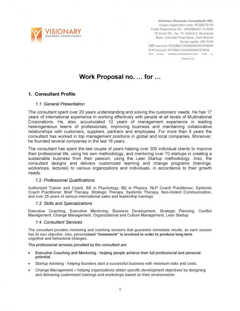 Sample 43 Best Job Proposal Templates Free Download Templatelab Trade