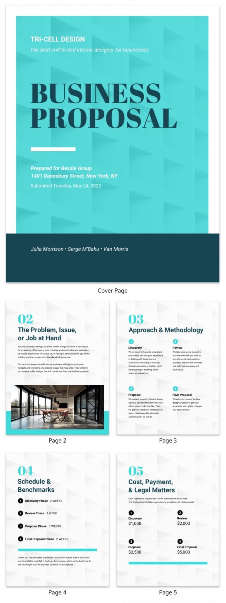 Free How To Write A Business Proposal Examples Templates Corporate 