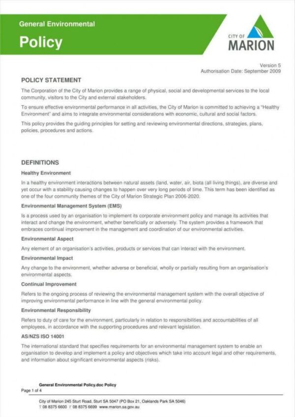 Sample 28 Types Of Policy Template Format Free & Premium Templates ...