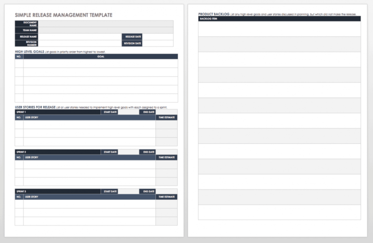 Free The Essential Guide To Release Management Smartsheet Release ...