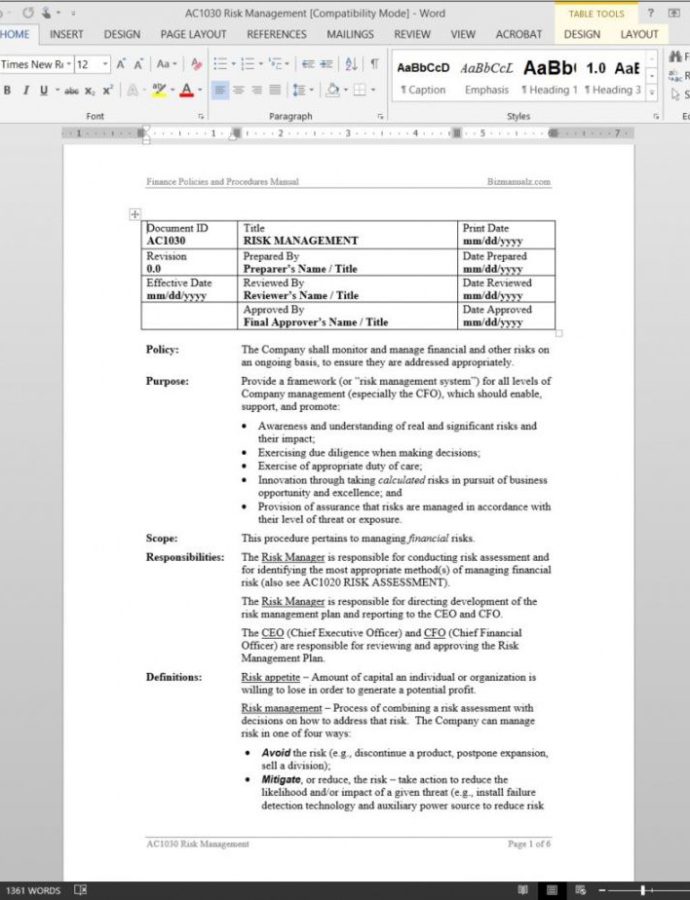 Management Templates Category - Page 3 of 8 - Ikase
