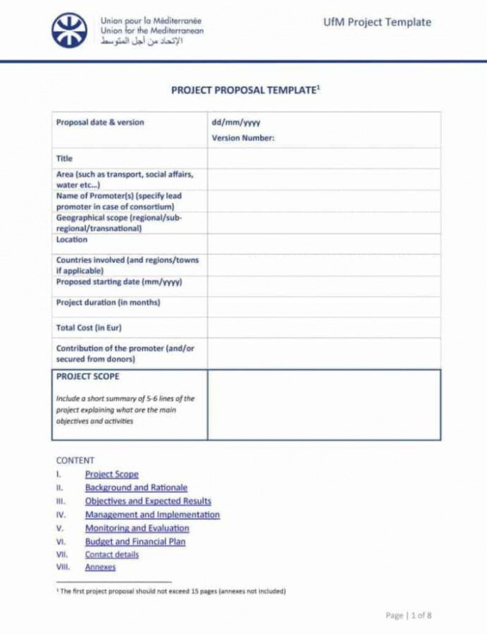 Software Maintenance Proposal Template