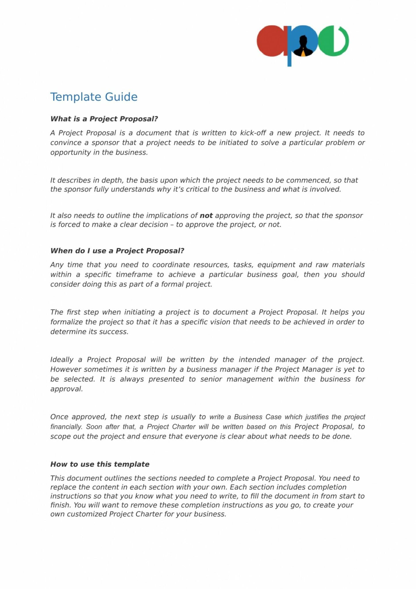 Editable Project Proposal Template Ape Template Proposal Project Word ...