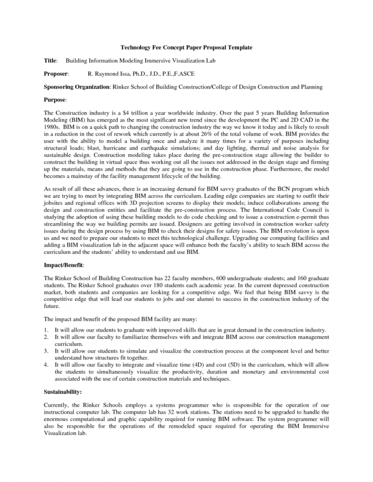 Medical Research Proposal Template