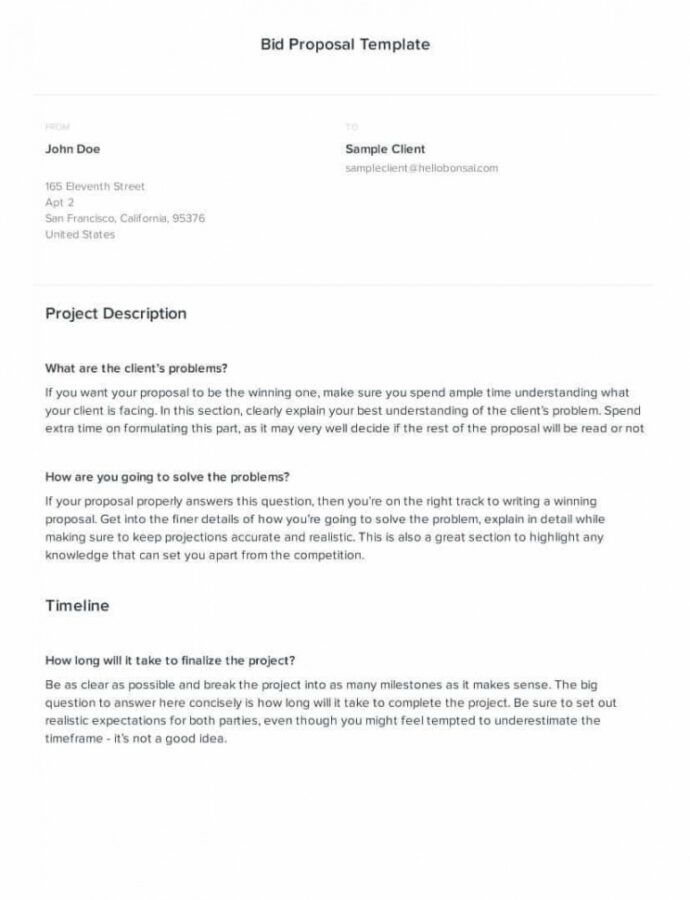 Bakery Business Proposal Template