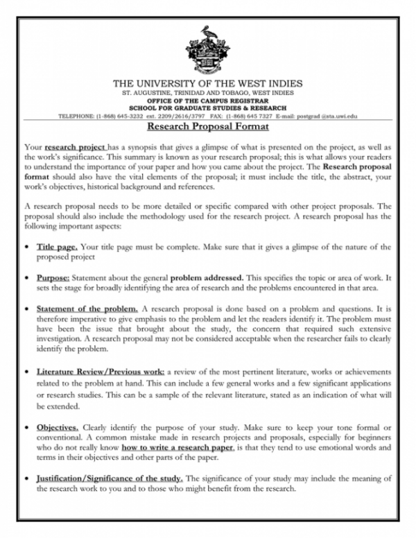 Sample How To Write A Research Proposal In Chemistry Study Plan ...
