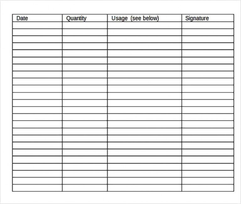 Editable Liquor Inventory Template Printable Liquor Inventory Template ...