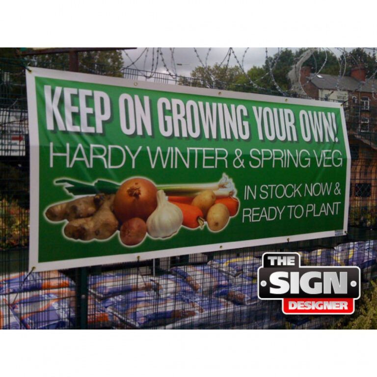 Printed Vinyl Banners Design Your Own! The Sign Designer Vinyl Banner ...