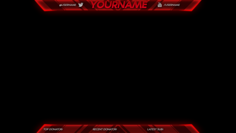 Sick Twitch Overlay Template Abstract Free Download Zonic Design ...
