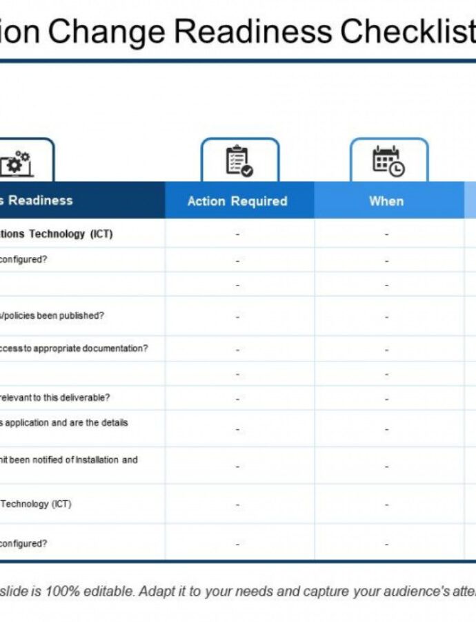 Project Management Status Update Template