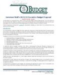 Budget Proposal Budget Letter Template