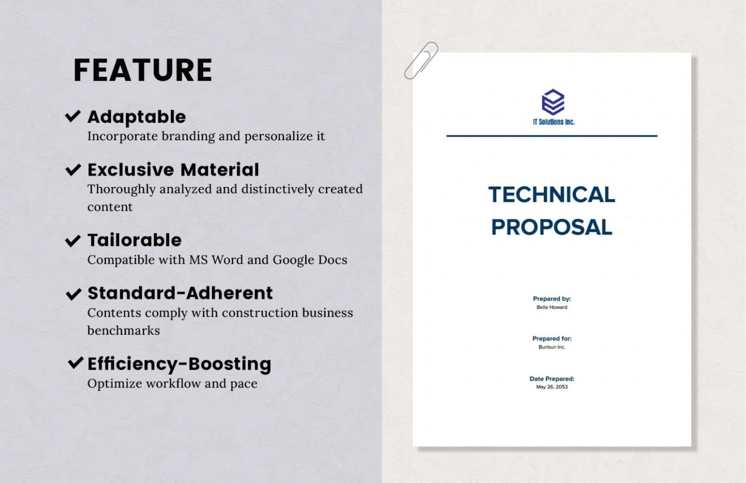Project Proposal Technical Proposal Template