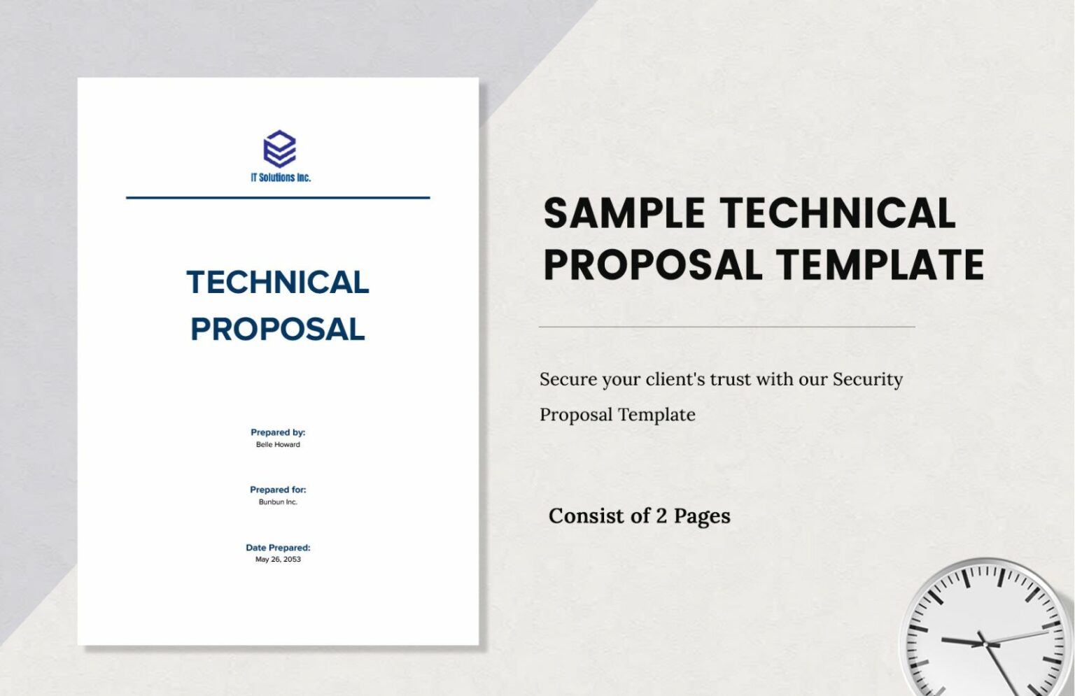 Construction Technical Proposal Template