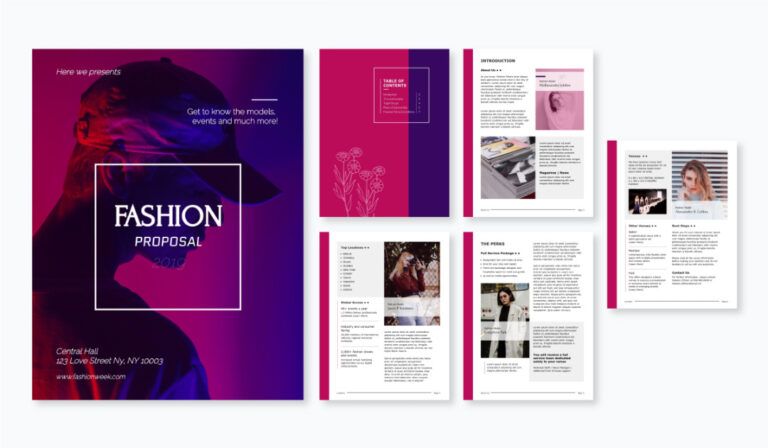 Clothing Brand Proposal Template