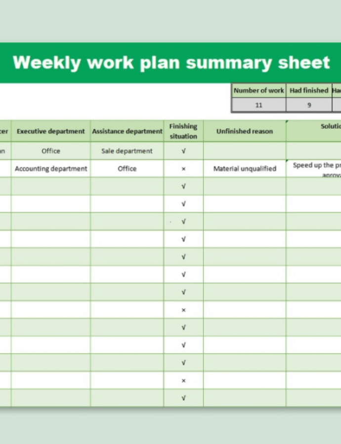 Student Time Management Template