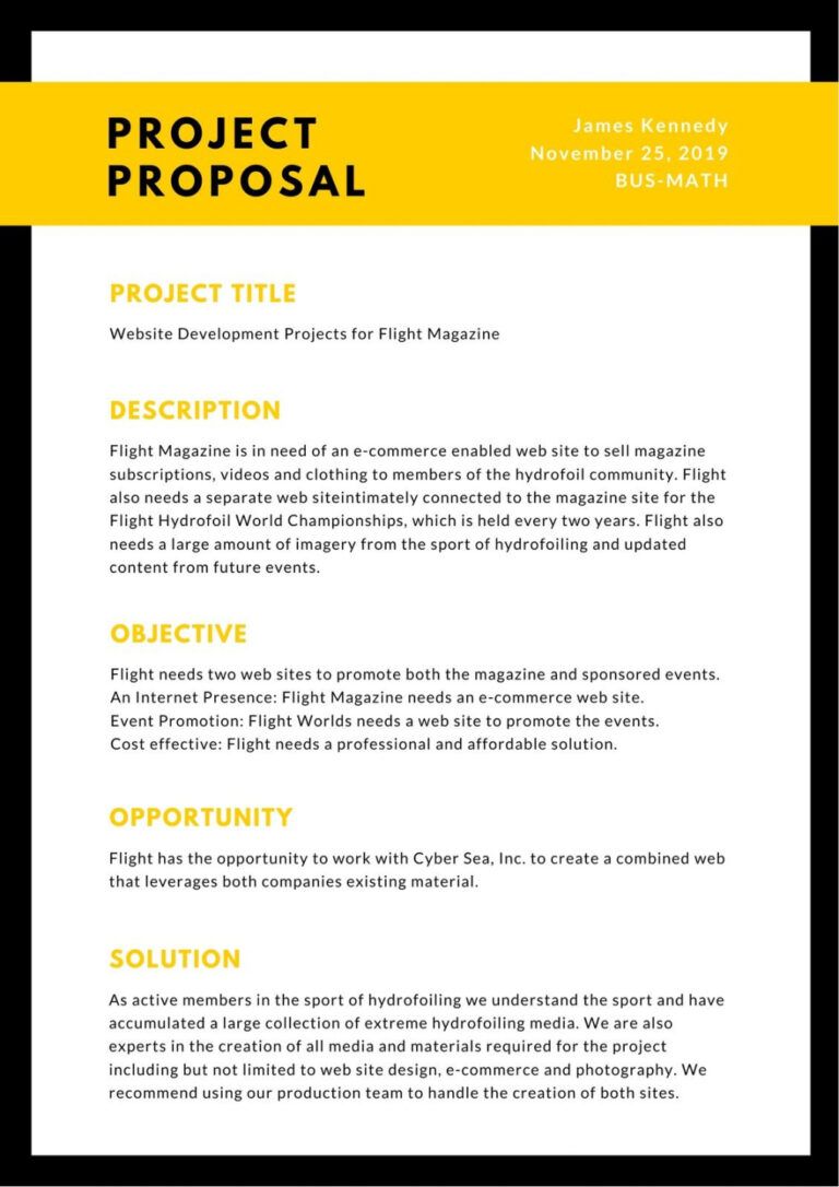 Research Collaboration Proposal Template