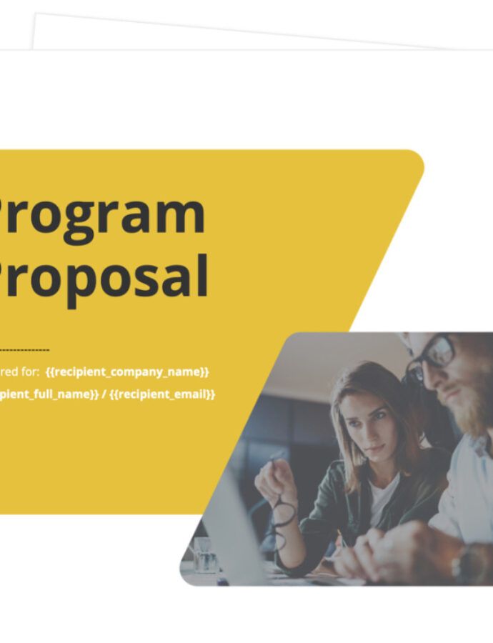 Engineering Project Proposal Template