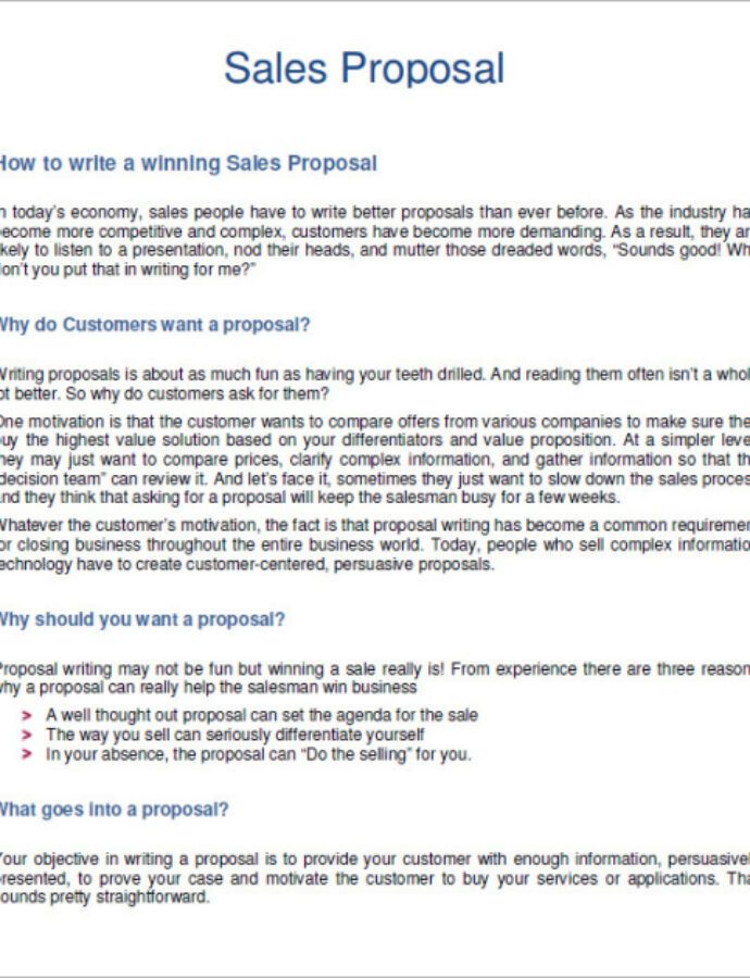 Proposal Templates Category - Ikase