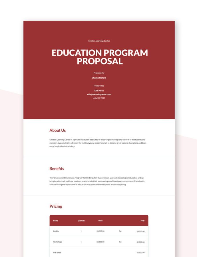 Proposal Templates Category - Ikase