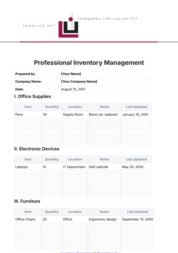 Free Free Personal Property Inventory List Template To Edit Online ...