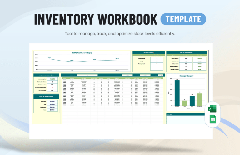 Printable Classroom Inventory Template In Excel Google Sheets Download ...