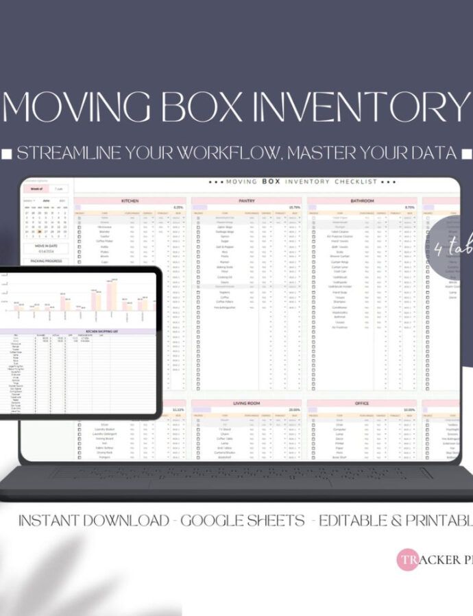 Packing Inventory List Template