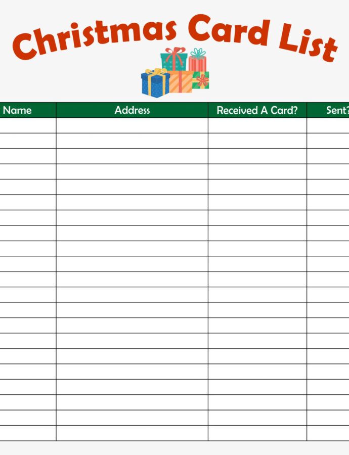 Church Inventory List Template