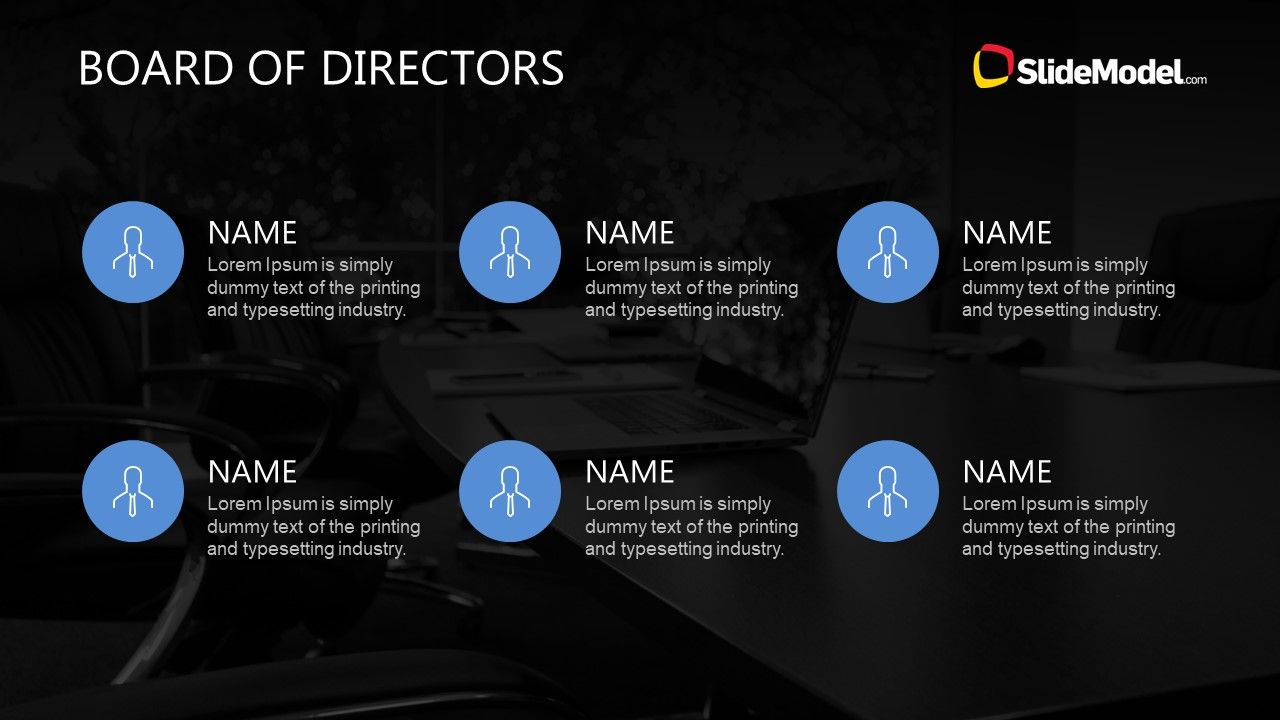 Board of Directors List Template