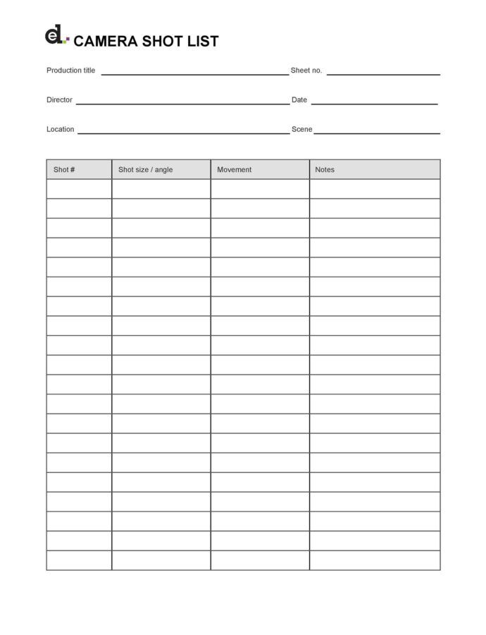 Employee Favorite Things List Template
